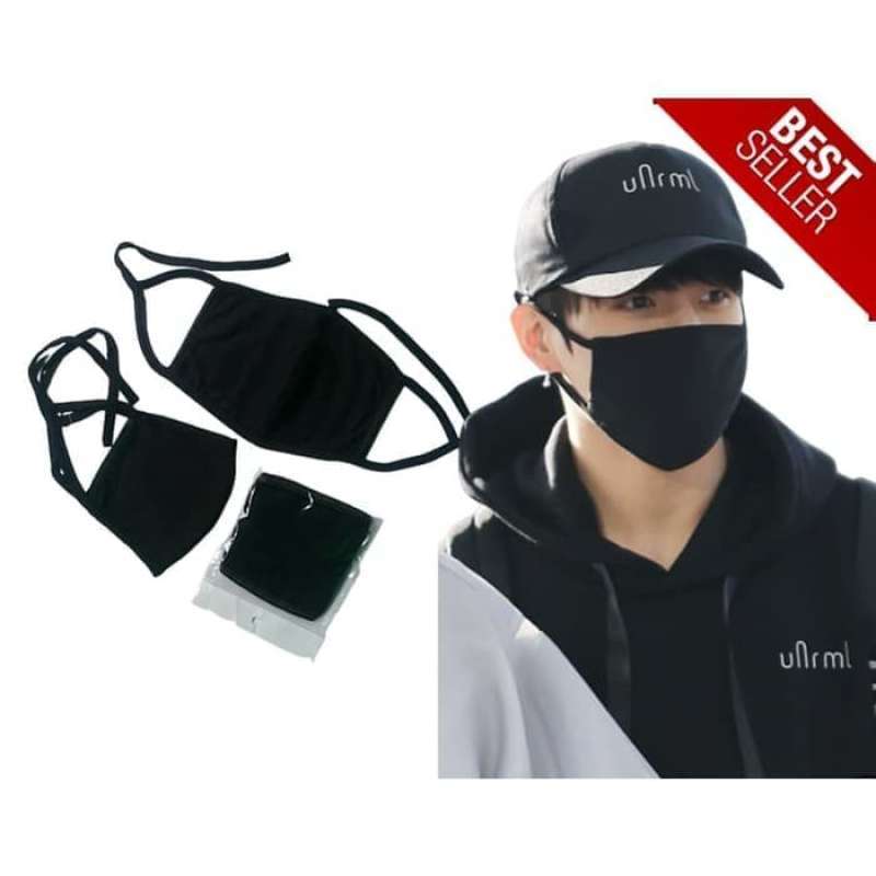 Promo MASKER HITAM POLOS PRIA & WANITA - MASKER HIJAB MOTOR ANAK MASK ...