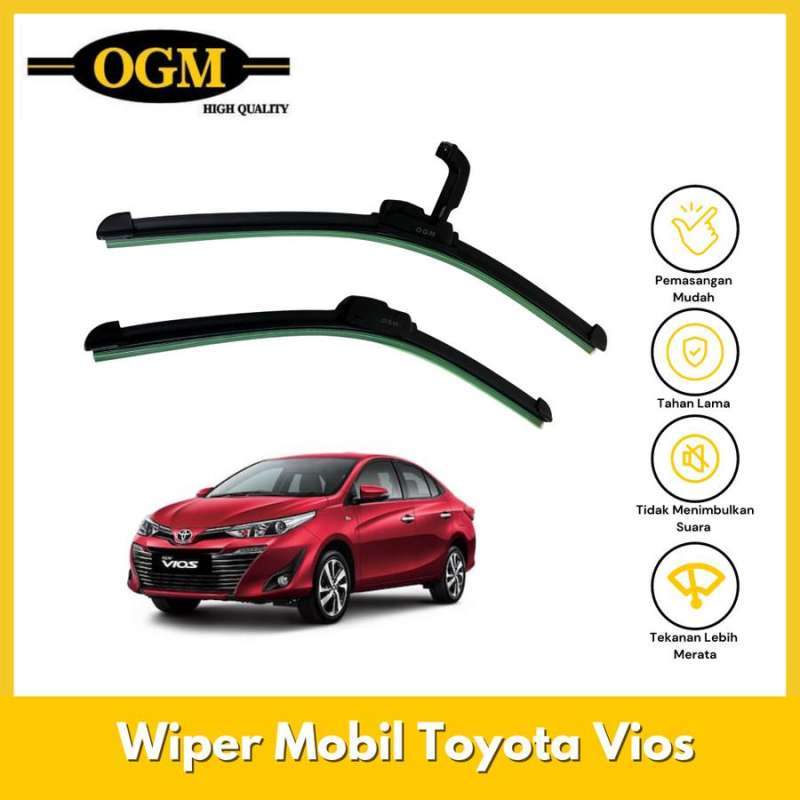 Jual Wiper Mobil Toyota Vios Gen 1 Hybrid Ogm Ukuran 22-14â Inch (1set ...