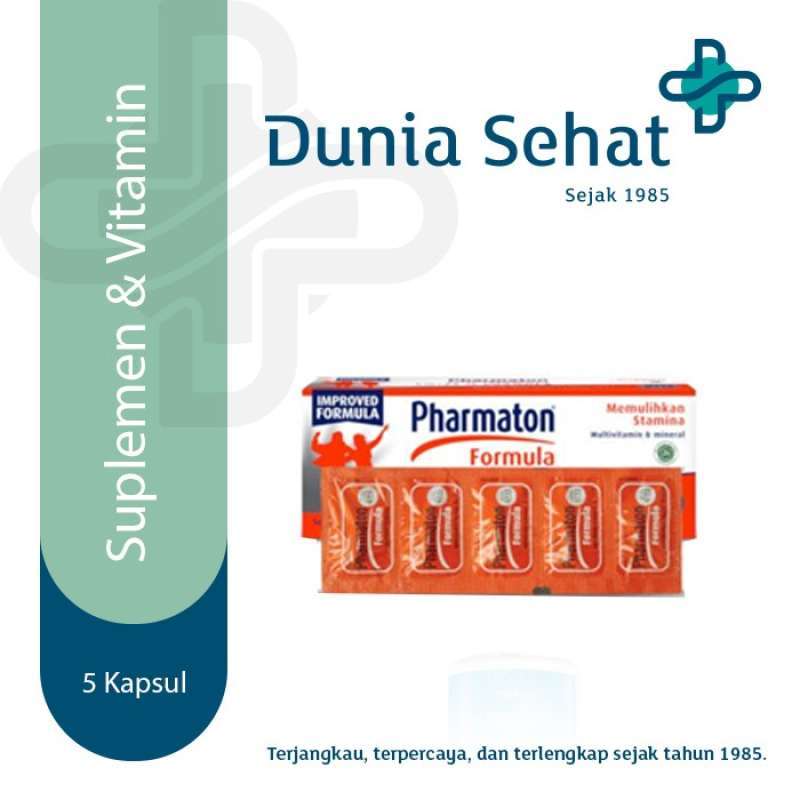 Jual Pharmaton Formula 5 Kapsul Di Seller Apotek Dunia Sehat - Pluit ...