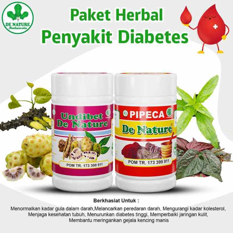 Jual DeNature Obat Gula Darah - Diabetes - Kencing Manis - Gula Basah ...