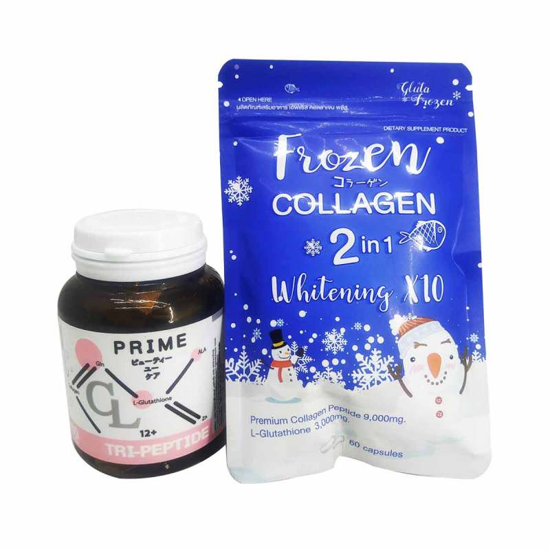 Jual CL Collagen Plus by Prime + Frozen Collagen ORIGINAL 100% Gluta ...