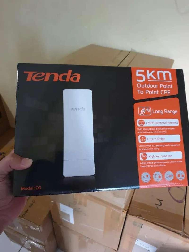Jual TENDA O3 5km Outdoor Point To Point CPE TENDA 03 Wireless Router ...