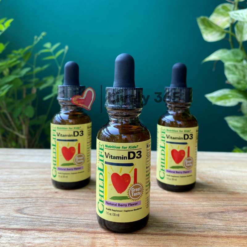 Jual ChildLife / Child Life | Vitamin D3 500 IU Drops Natural Berry ...
