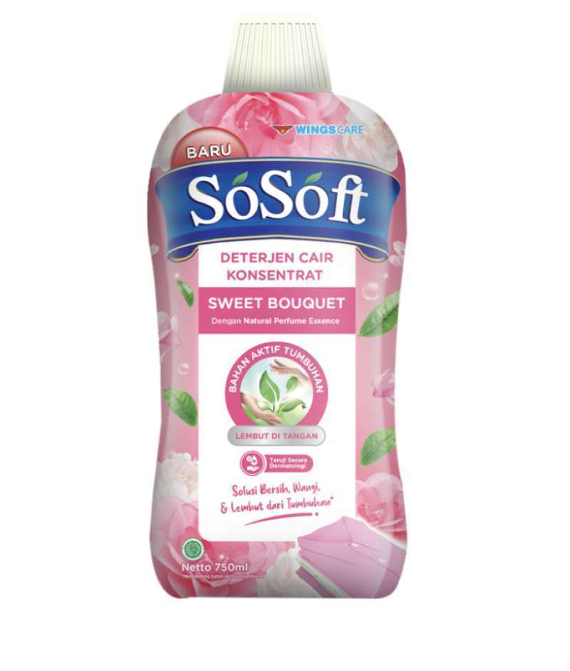 Jual So Soft 750ml Detergen Cair Konsentrat Sweet Bouquet Di Seller ...