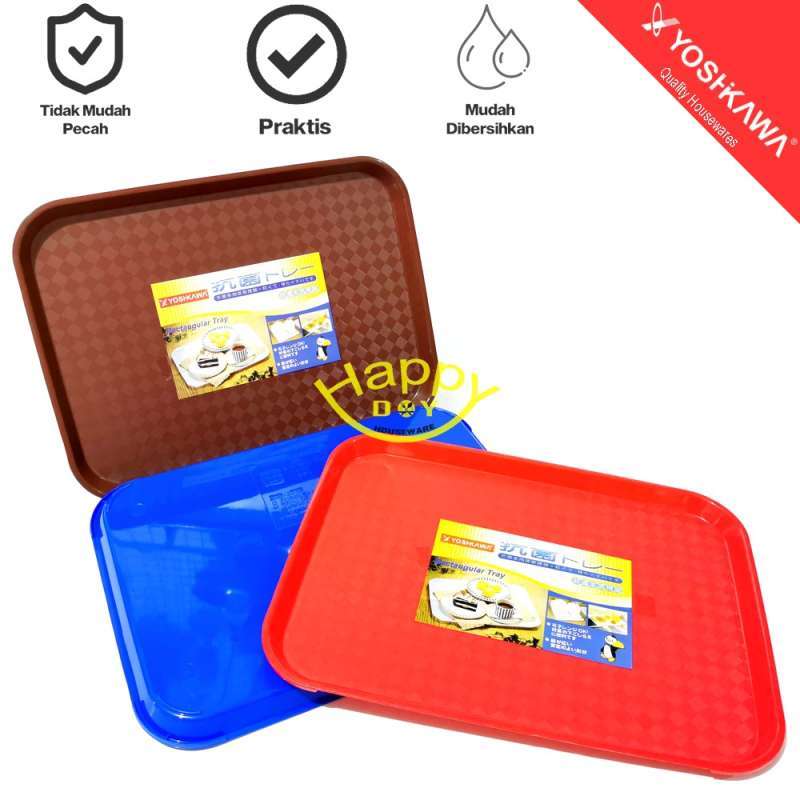 Promo Yoshikawa Nampan/ Baki Segi Restoran Plastik 41x31cm Varian Warna ...