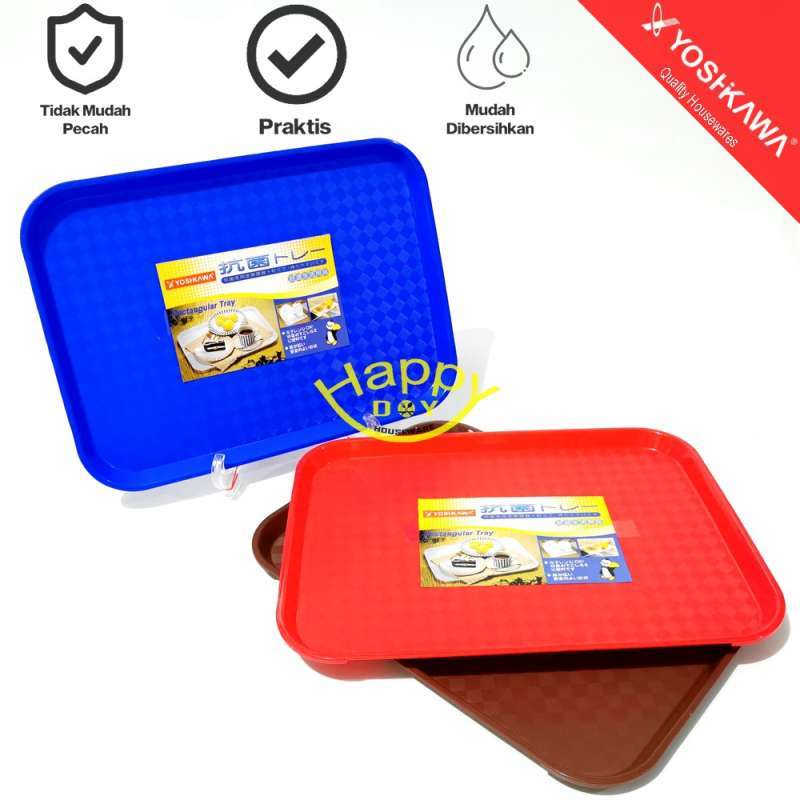 Promo Yoshikawa Nampan/ Baki Segi Restoran Plastik 41x31cm Varian Warna ...