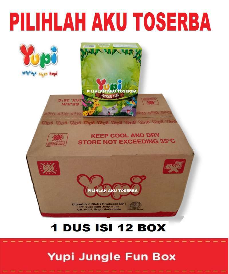 Promo YUPI JUNGLE FUN BOX - ( HARGA 1 DUS ISI 12 BOX ) Diskon 23% di ...