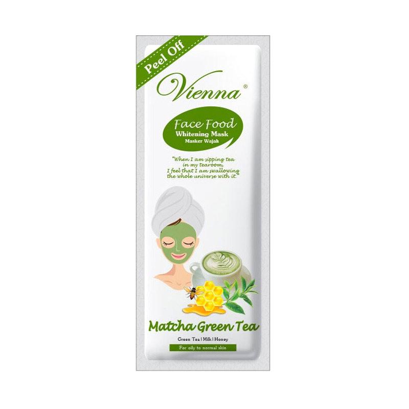 Promo Vienna Face Mask Matcha Green Tea 15ml Diskon 35% di Seller ...