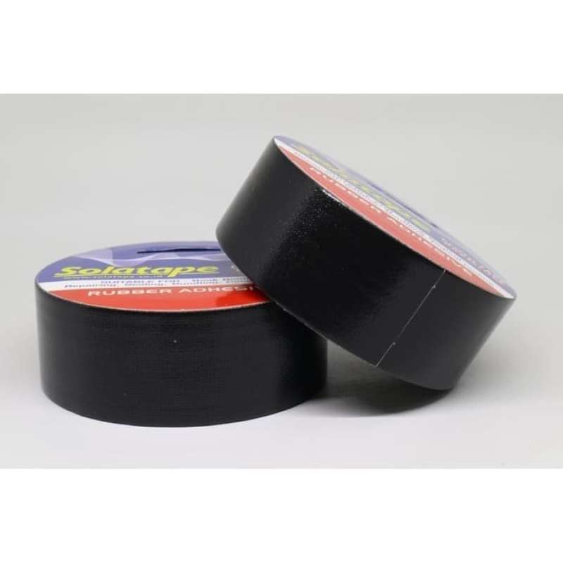 Jual Cloth Tape/lakban Kain Warna Hitam Berkualitas 36 Mm X 8 Meter ...