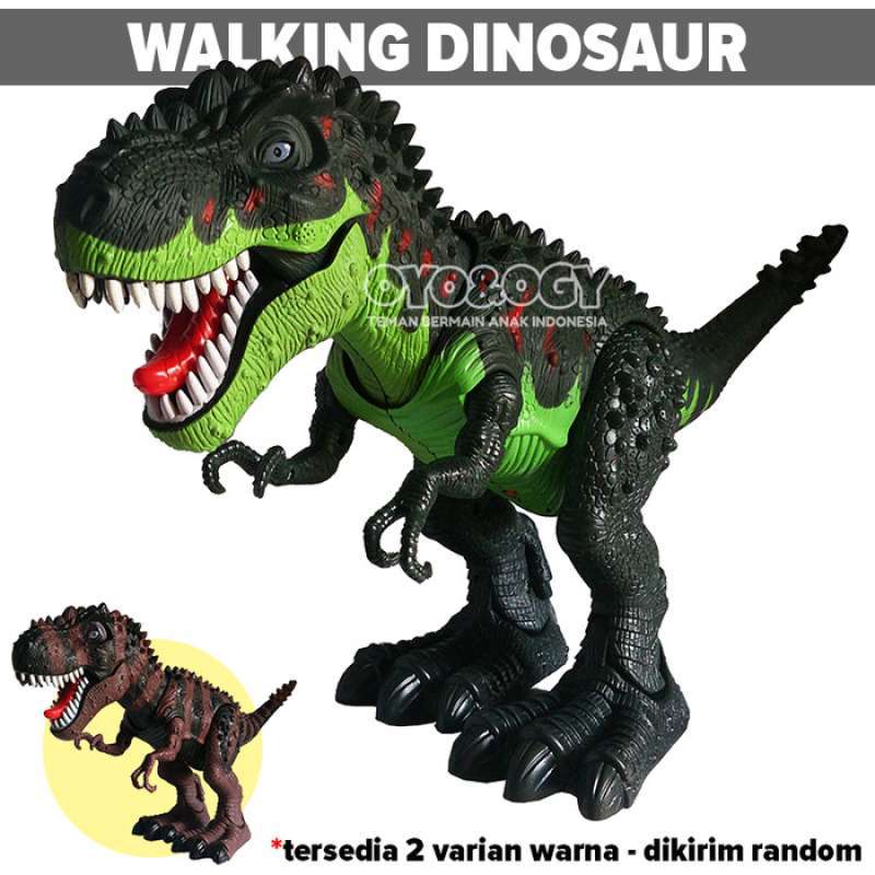 Jual Mainan Anak Walking Dinosaur Robot Dinosaurus Dino T-Rex Tyrex ...
