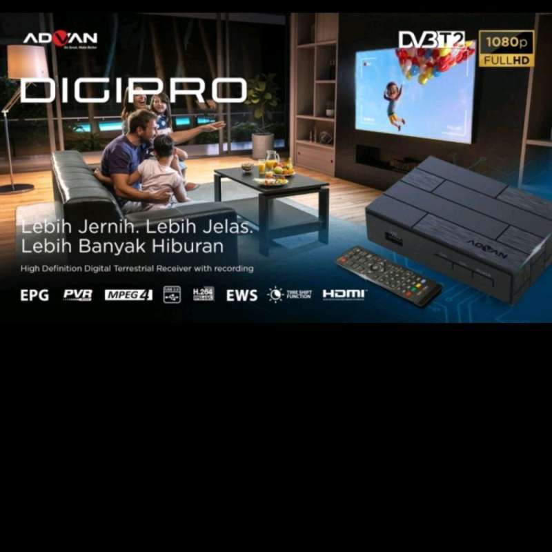Jual Advan Digipro Set Top Box Tv Digital Garansi Resmi 1 Th Di Seller ...