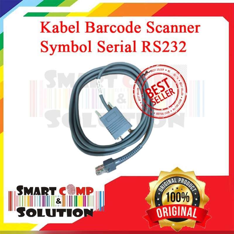 Jual Kabel Barcode Scanner Serial RS-232 Symbol LS1203 / LS2208 di ...