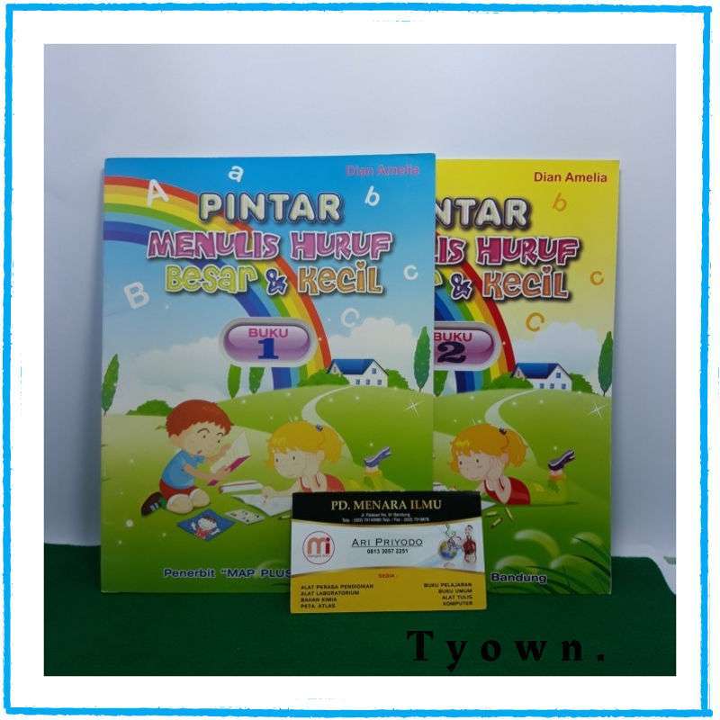 Jual buku bacaan pelajaran novel BUKU PINTAR MENULIS HURUF BESAR KECIL ...