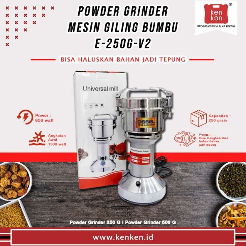 Jual Mesin Grinder Penghalus Biji Powder Grinder 250 Gram Ossel Di ...
