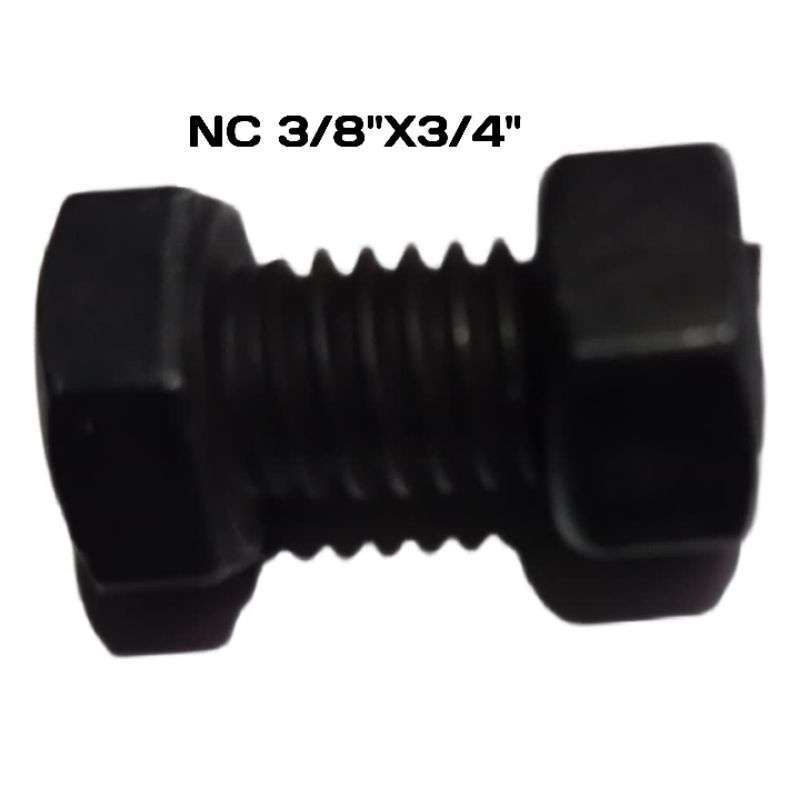 Promo Baut Mur BESI HITAM KUNCI 14 PANJANG 1.9 CM NC 3/8 X 3/4 Diskon ...