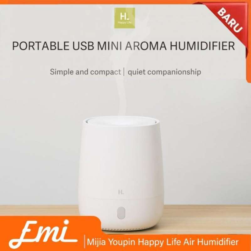 Jual Xiaomi Mijia Youpin Happy Life Air Humidifier RGB Light 120ML-HL ...