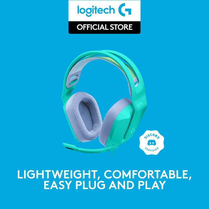 Promo Logitech G335 7.1 Wired Gaming Headset Mint Diskon 40% Di Seller ...