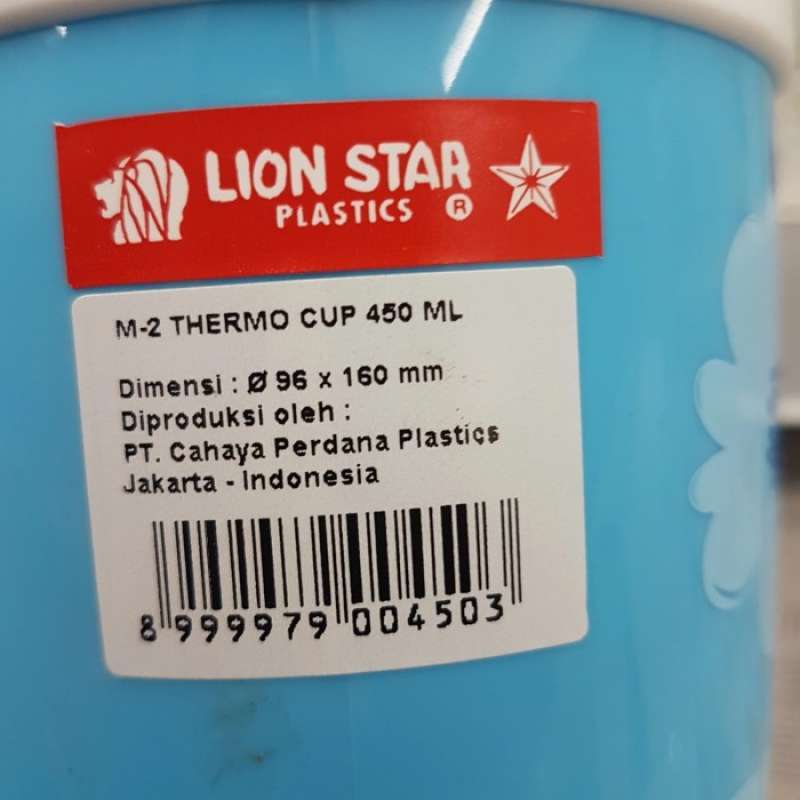 Promo Gelas Termos Plastik 450ml Lion Star Thermo Cup M 2 Diskon 35% Di Seller Odettee Shop ...