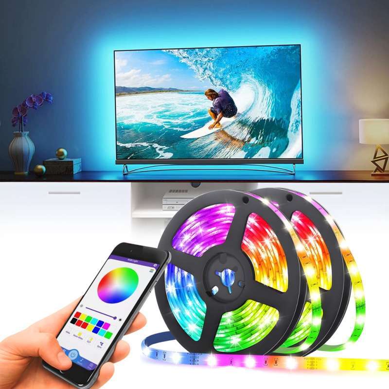 Promo Lampu Tv Led Strip 5m Usb Controller Bluetooth Menggunakan ...