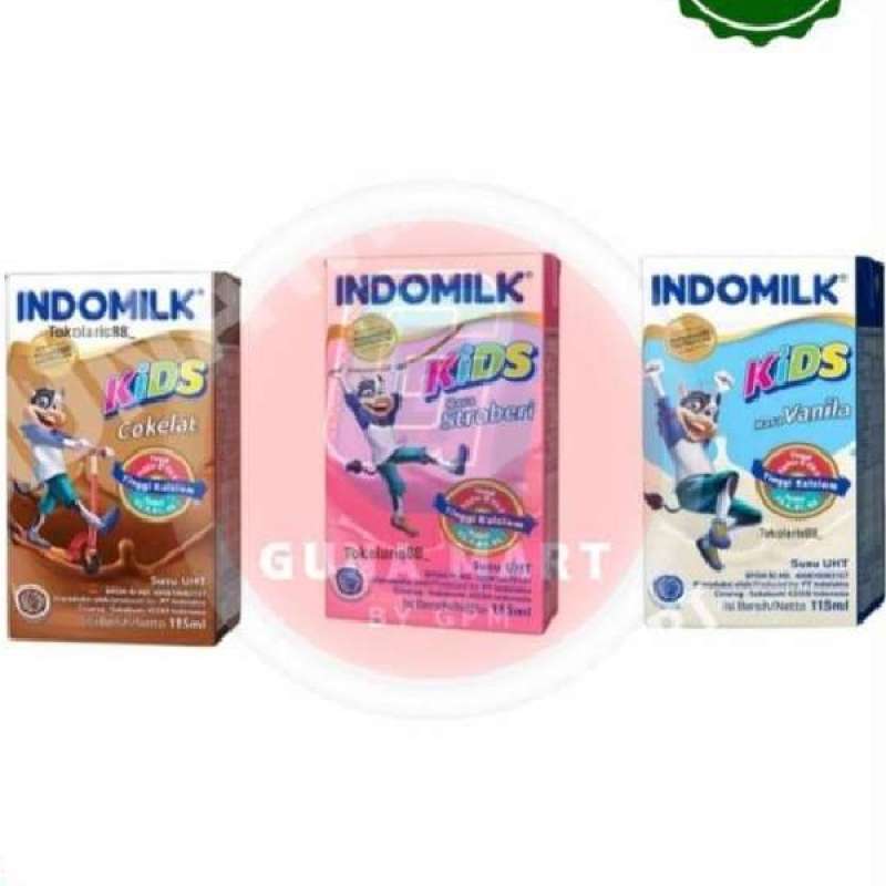 Jual SUSU INDOMILK UHT KEMASAN 115 ML BERBAGAI RASA SATUAN - Strawberi ...
