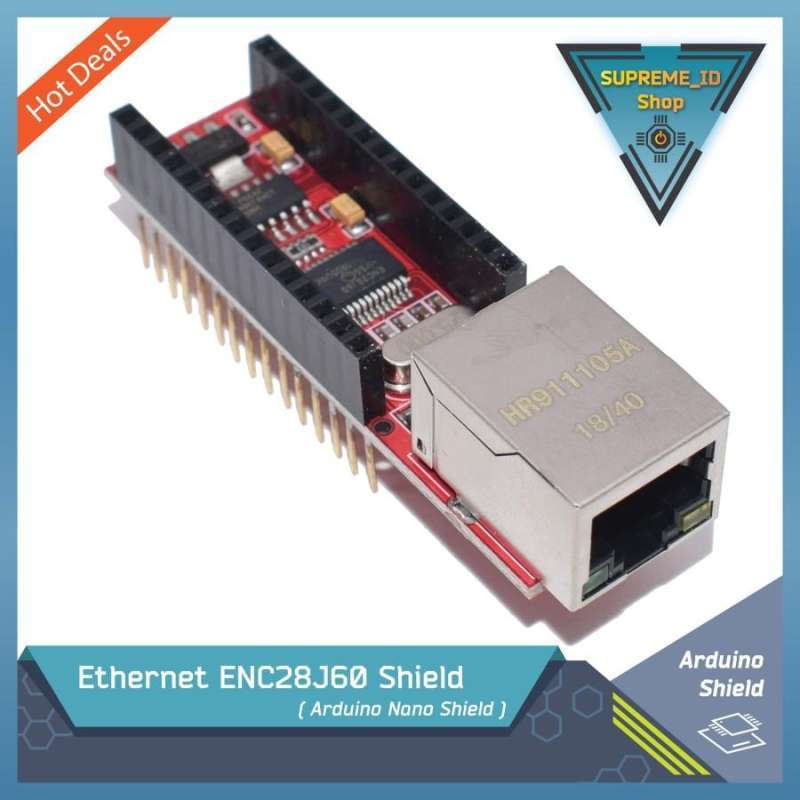 Jual Ethernet ENC28J60 Controller Shield for Arduino Nano di Seller ...