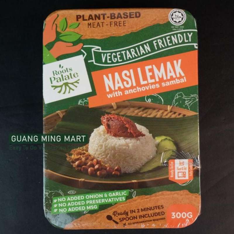 Jual Roots Palate Nasi Lemak With Anchovies Sambal Vegetarian Friendly ...