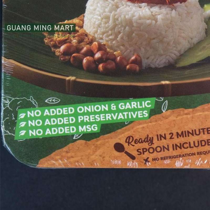 Jual Roots Palate Nasi Lemak With Anchovies Sambal Vegetarian Friendly ...