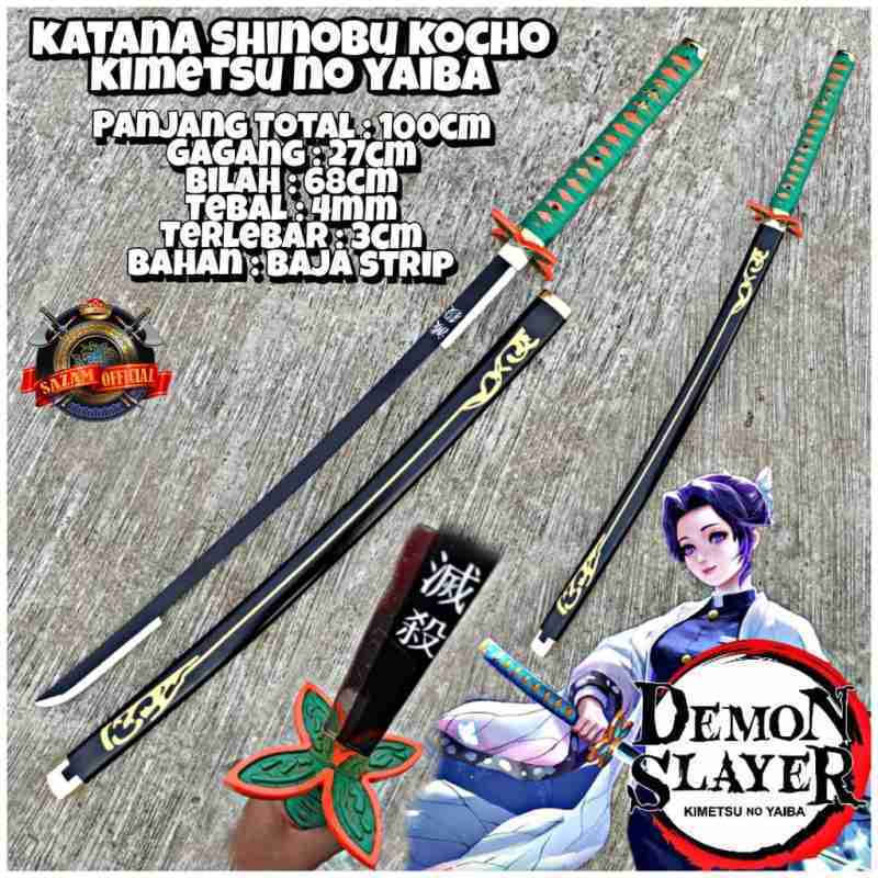 Jual Katana Samurai Shinobu Kocho Kimetsu No Yaiba di Seller Sazam ...