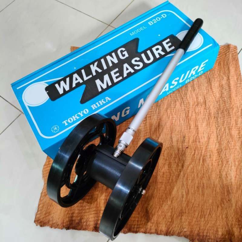 Promo Walking Measure Tokyo Rika 5-digits Meter Double Wheel B-20d ...