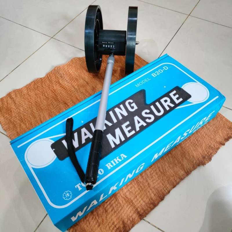Promo Walking Measure Tokyo Rika 5-digits Meter Double Wheel B-20d ...
