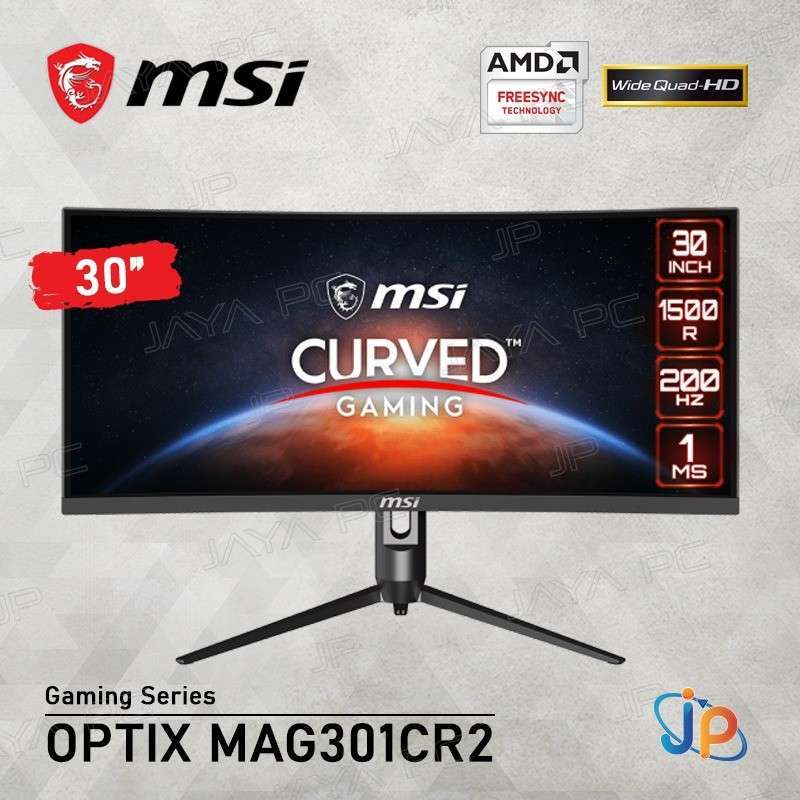Jual Monitor Msi Gaming Optix Msi Mag301cr2 Curved Screen Full Hd 30 ...