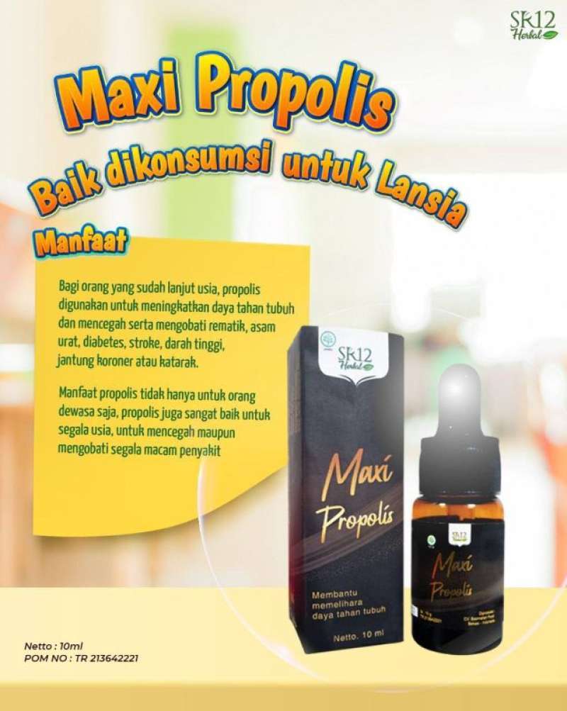 Jual Maxi Propolis Sr12 Popolis Asli Original Meningkatkan Kesehatan Jantung & Daya Tahan Tubuh ...