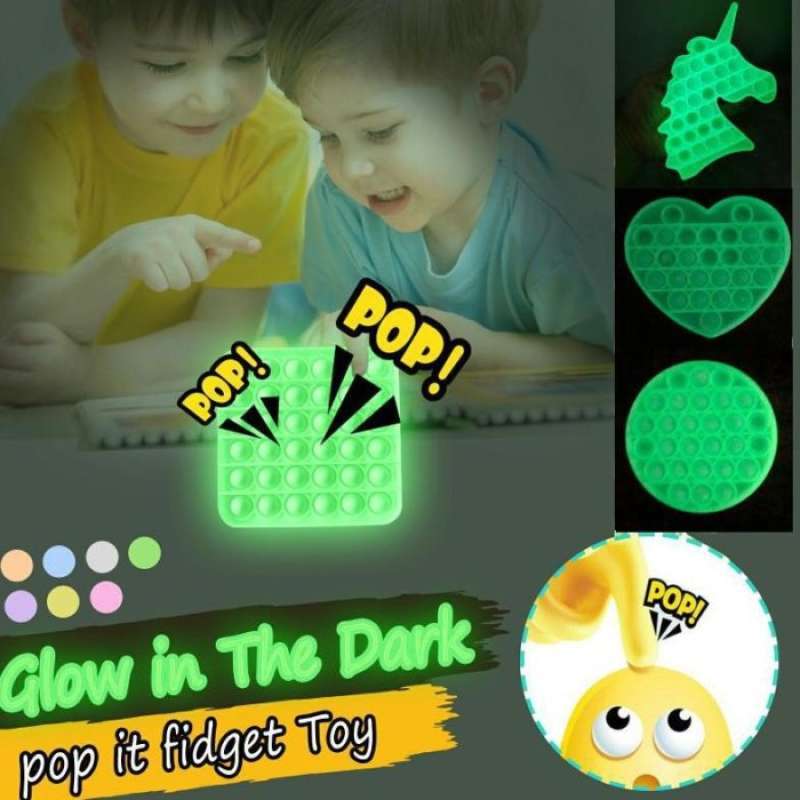 Jual MAINAN POP IT GLOW IN THE DARK/POP IT BERSINAR DALAM GELAP - Apple ...