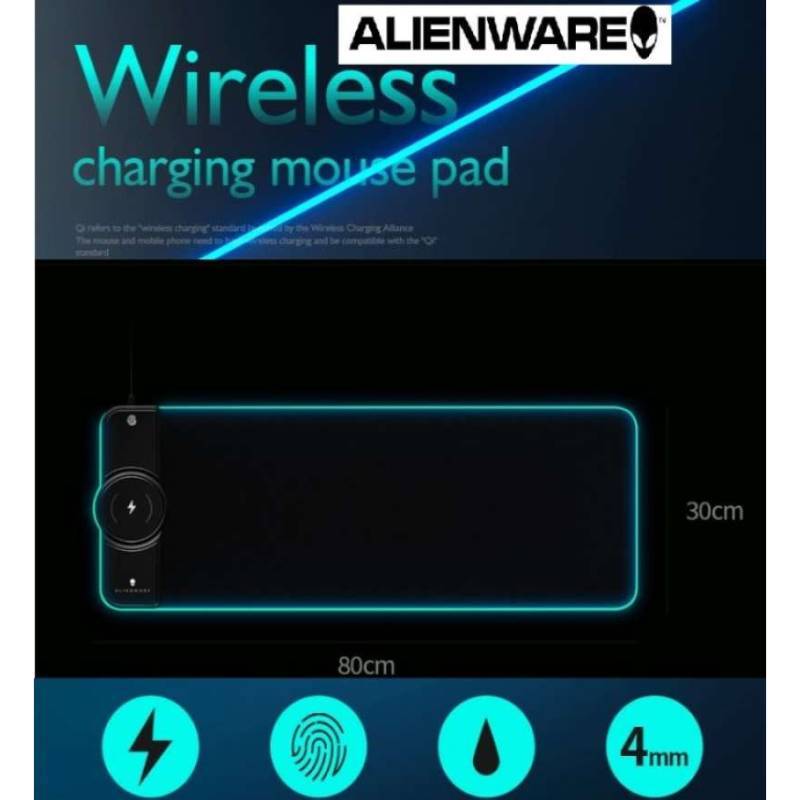 Jual Mousepad Gaming Alienware Rgb Symphony Luminous Oversized Charging ...