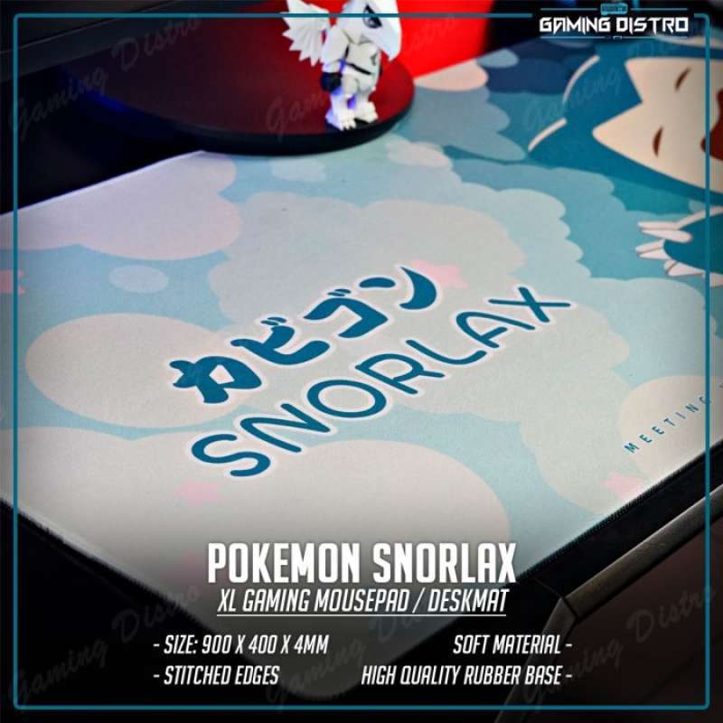 Promo Pokemon Snorlax Xl Gaming Mousepad Deskmat Diskon 10% di Seller ...
