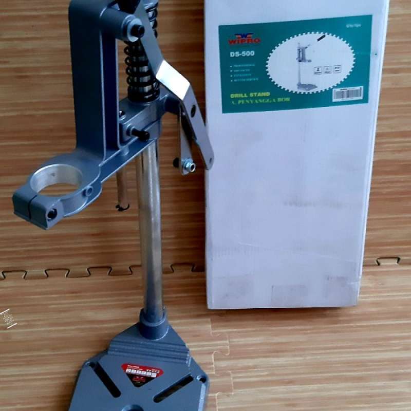 Promo Dudukan Bor Drill Stand Alat Penyanggah Stang Bor Wipro Ds500 ...
