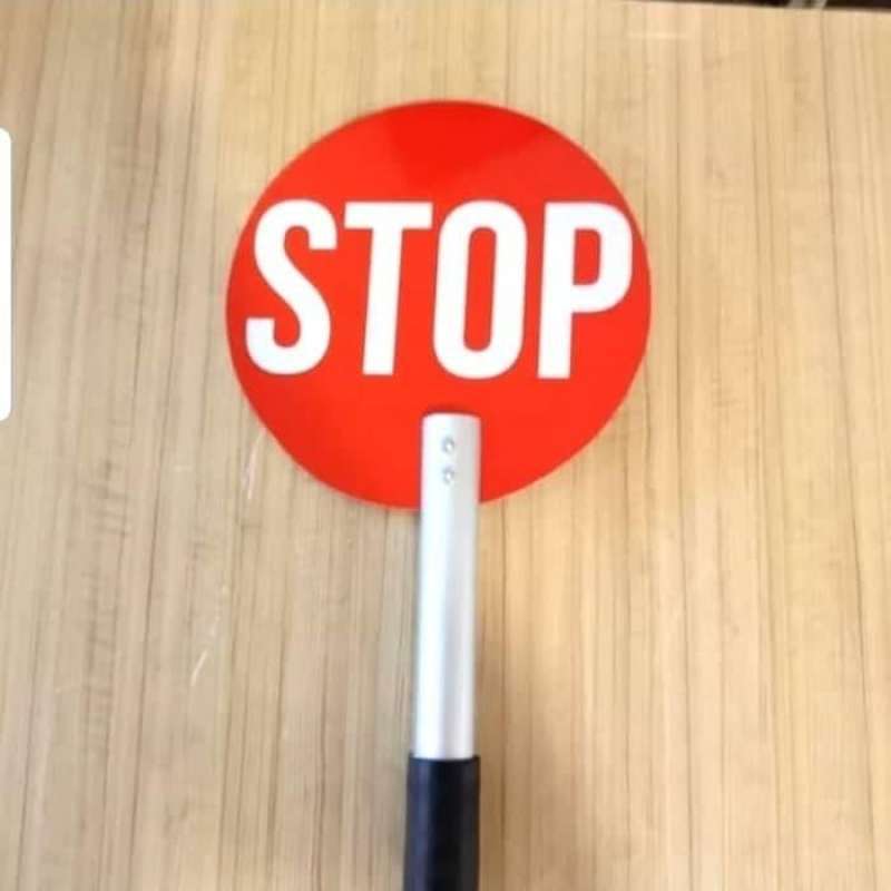 Jual Rambu Lalu Lintas Stop dim 24cm / Rambu Stop Untuk Penyebrangan ...