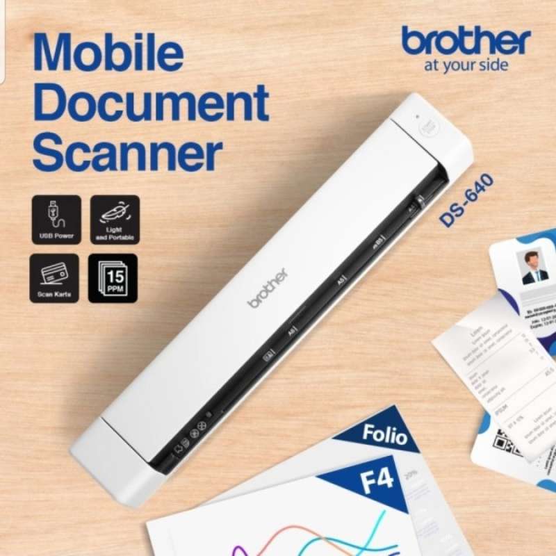 Promo Scanner Brother Ds 640 Compact Mobile Document Scanner Diskon 10% ...