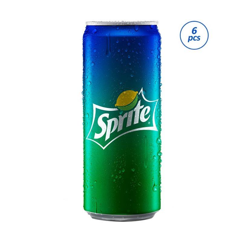 Jual Sprite Minuman Bersoda [330 mL/ 6 pcs/ Kemasan Can] di Seller ...