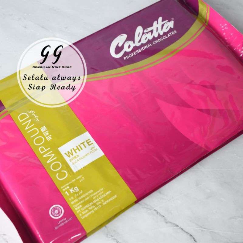 Jual Colatta Professional White Chocolate Compound 1 Kg Colata Cokelat ...