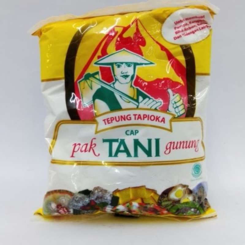 Jual tepung tapioka cap pak tani gunung 500 gr di Seller Pasar badung ...