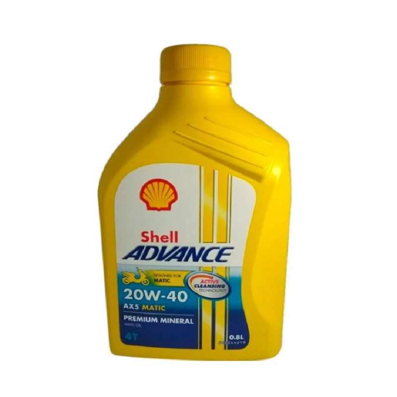 Jual Oli motor Shell advance AX5 Scooter / matic SAE 20W-40 800 mL di ...