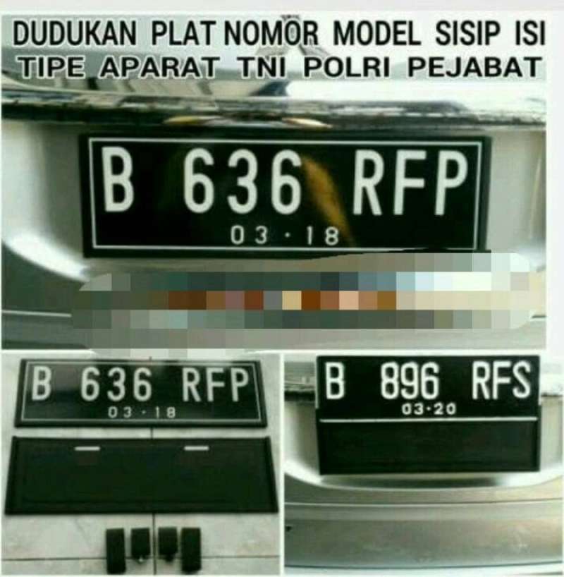 Jual aneka dudukan plat nomor model sisip dr atas rapi dan mewah di ...