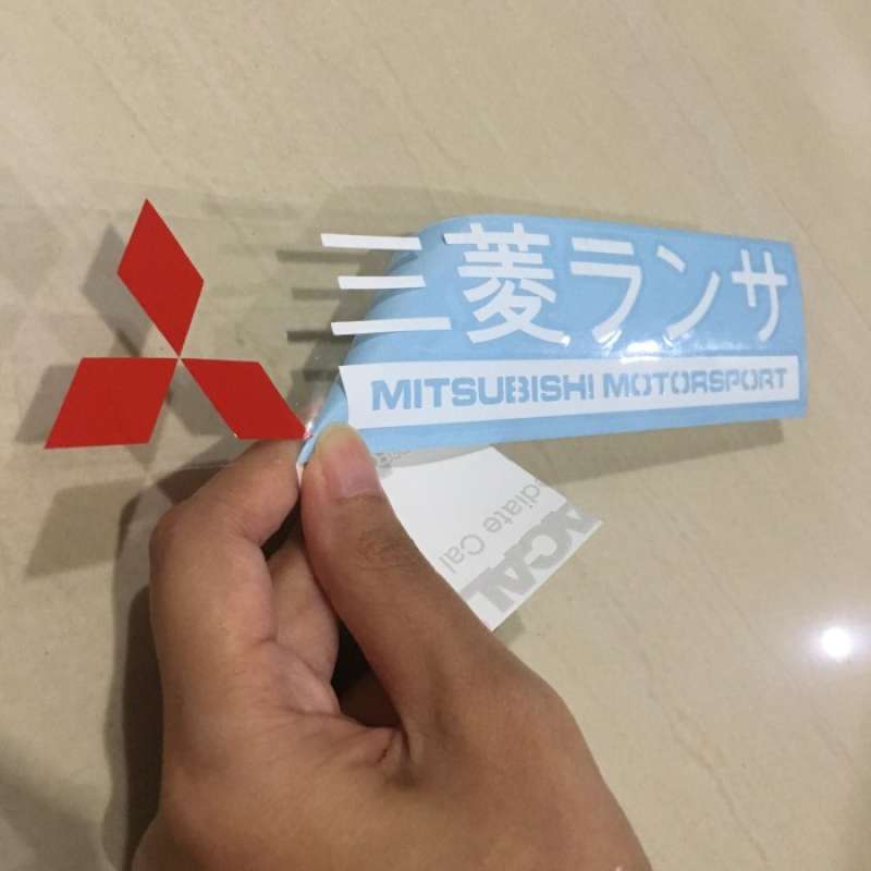 Jual Sticker JDM mitsubishi motorsport di Seller Lilliaa Shop ...