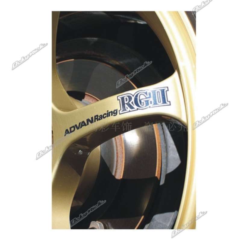 Jual Cutting Sticker Velg Advan Racing Rg Ii Stiker Mobil Stiker Velg ...