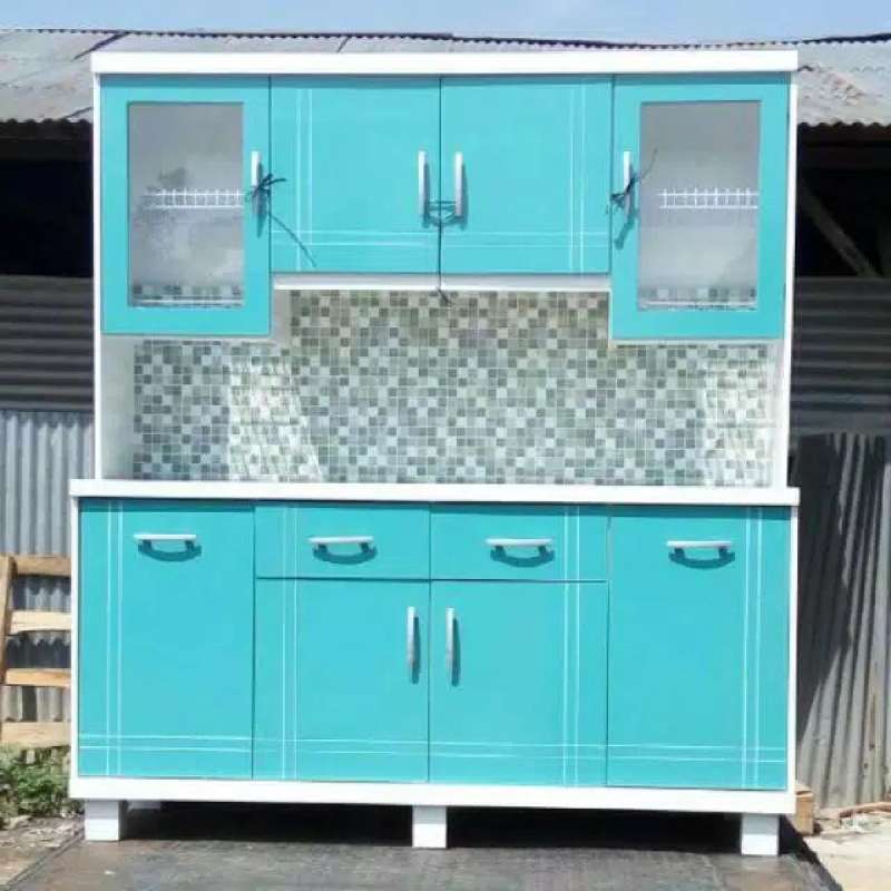 Jual lemari makanan kitchen set murah kitchen set 4 pintu kitchen set ...