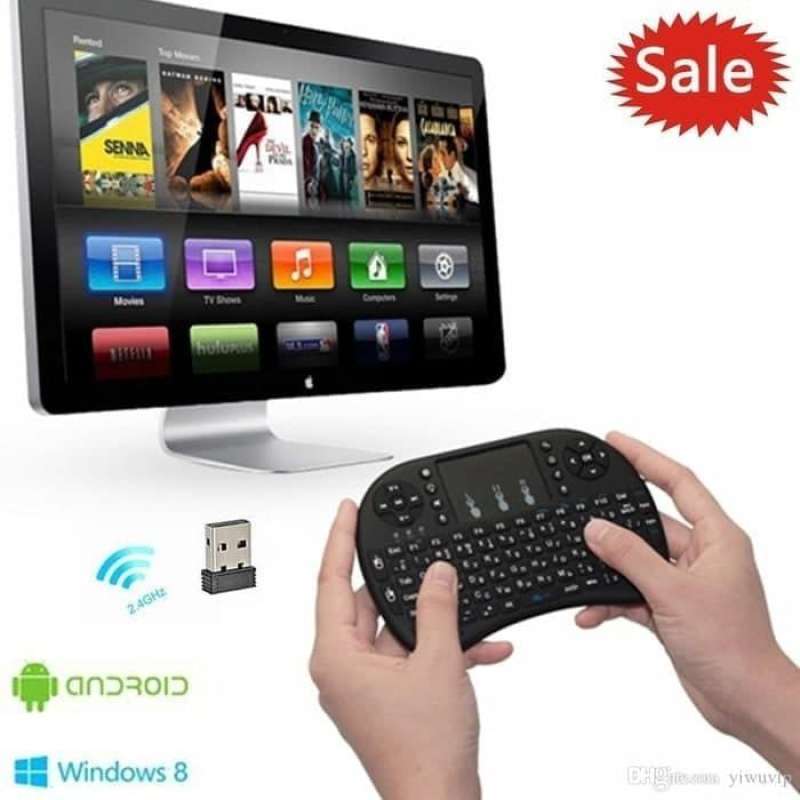 Jual Mini Keyboard Wireless I8 2.4ghz Keyboard For Pc Android Tvbox ...