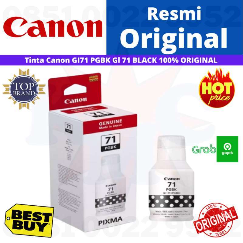 Jual Tinta Canon GI71 PGBK Gl 71 BLACK 100% ORIGINAL di Seller Karya ...