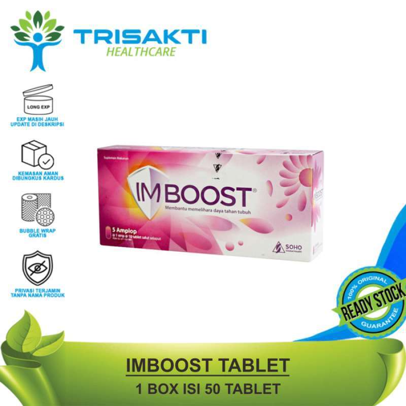 Jual imboost tablet 1box isi 50tablet di Seller Miyustore - Tugu Utara ...
