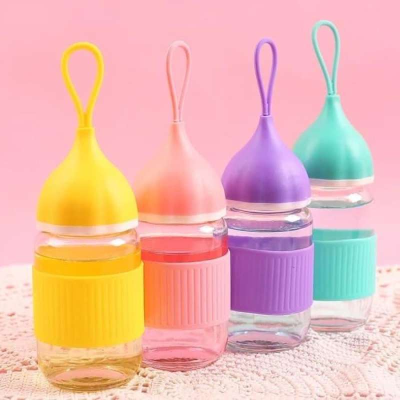 Promo botol siruuby botol kaca mini botol bentuk unik lucu model bawang ...